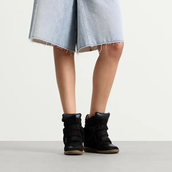 Isabel Marant Étoile Bekett Wedge Sneakers - Black