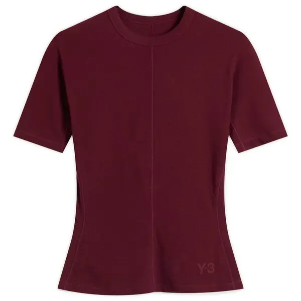 Y3 Fitted T-shirt - Maroon