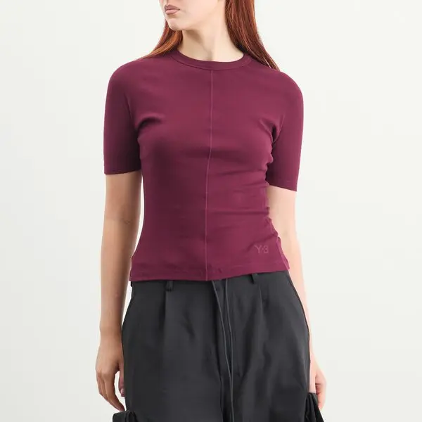 Y3 Fitted T-shirt - Maroon