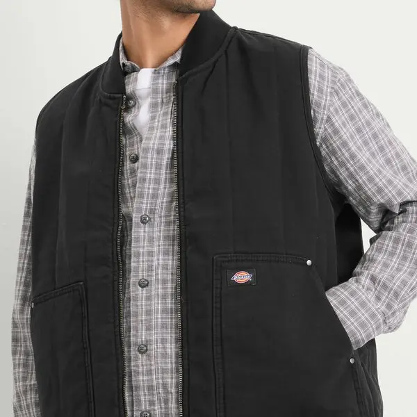 Dickies Quilted Canvas Vest