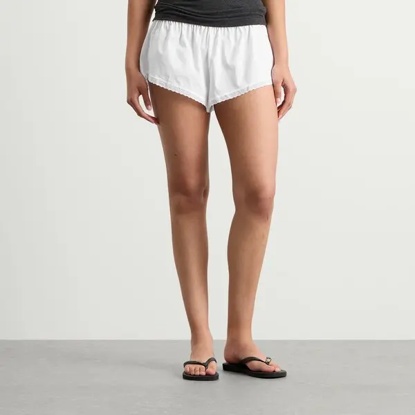 SKIMS Garment Washed Poplin Short