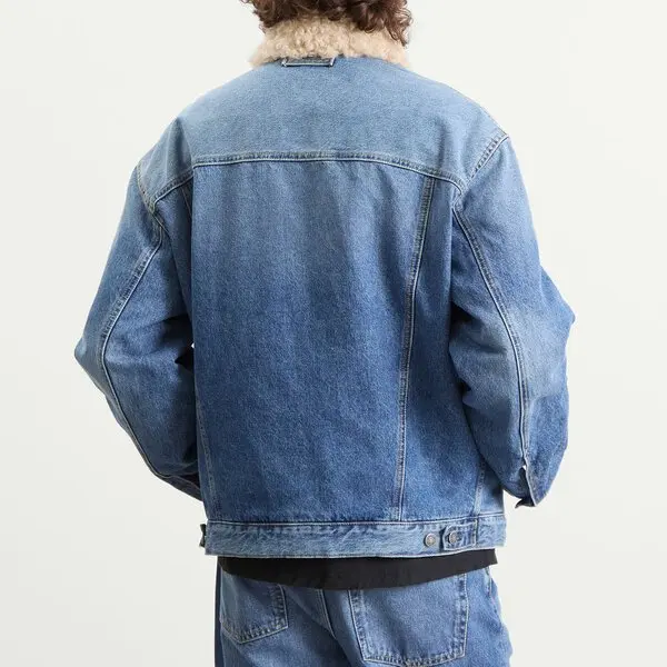 Acne Studios Vintage Blue Padded Robert Denim Jacket