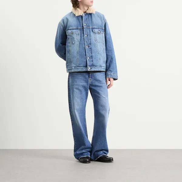 Acne Studios Vintage Blue Padded Robert Denim Jacket