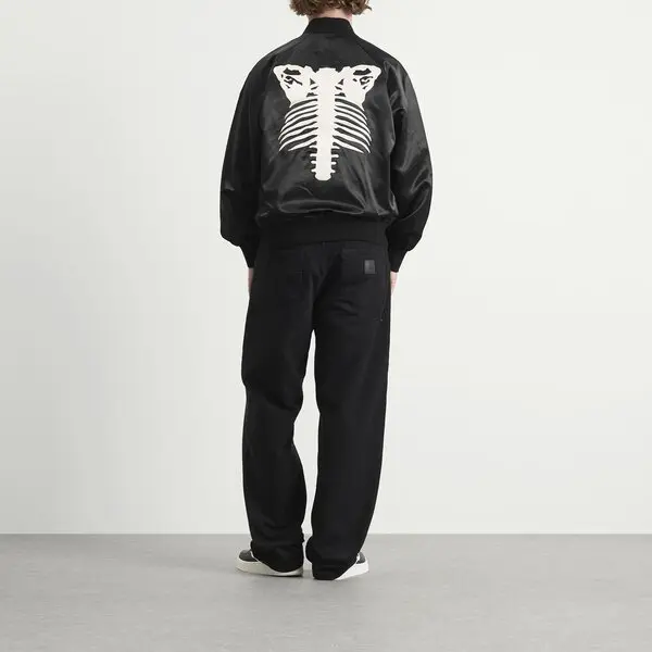 A BATHING APE Skeleton Logo Souvenir Jacket