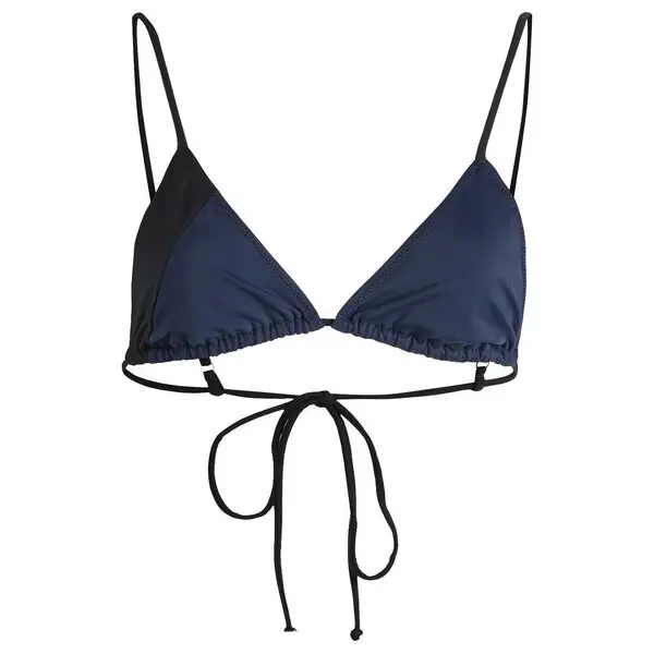 FRUITY BOOTY Bikini Top - Navy/black