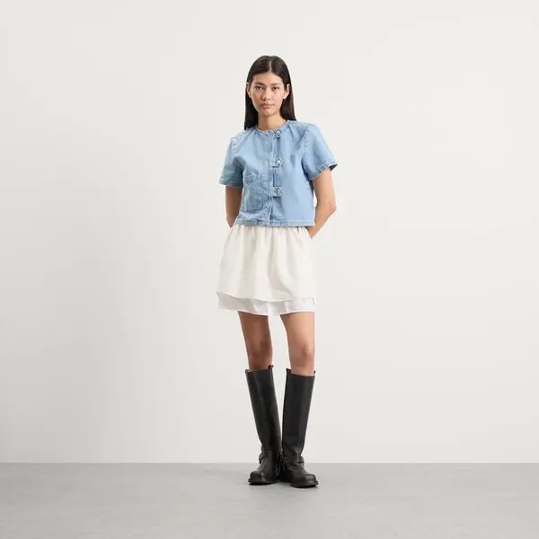 HOSBJERG Bailey Denim Top