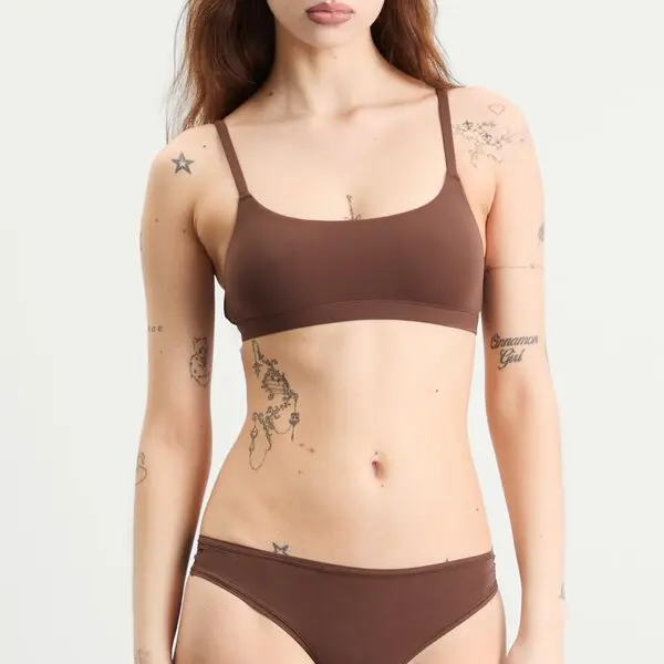 SKIMS Fits Everybody Scoop Bralette - Cocoa
