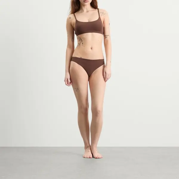 SKIMS Fits Everybody Scoop Bralette - Cocoa