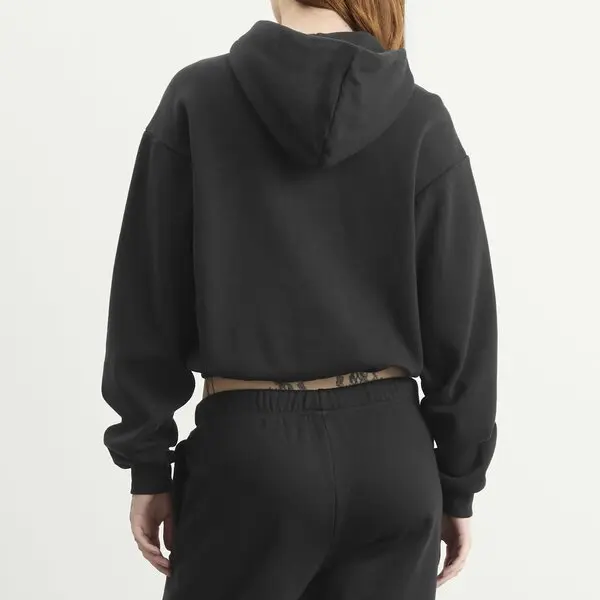 SKIMS Cotton Fleece Classic Pullover Hoodie - Onyx