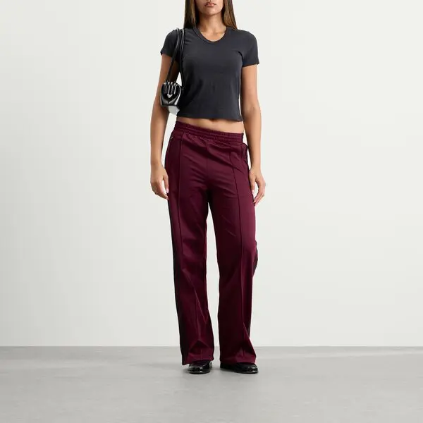 Adidas Firebird Loose Track Pant - Maroon/black