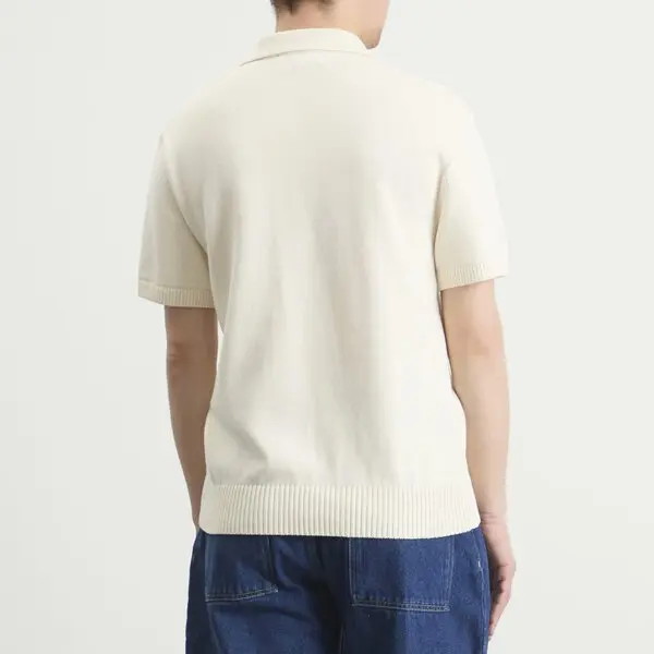 PALMES Cotton Knit Polo