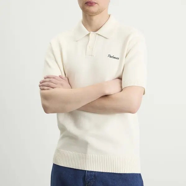 PALMES Cotton Knit Polo