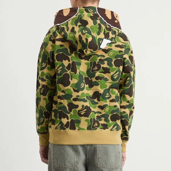A BATHING APE Abc Camo 2nd Ape Zip Hoodie