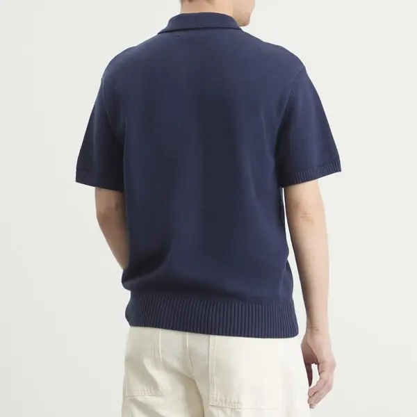 PALMES Cotton Knit Polo