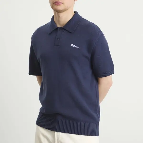 PALMES Cotton Knit Polo