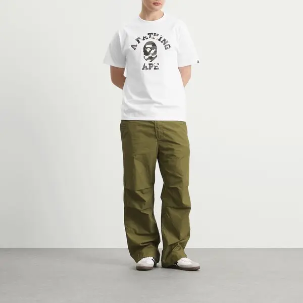A BATHING APE City Camo College T-shirt - White