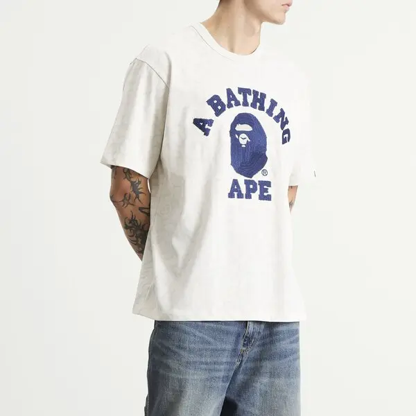A BATHING APE Washed Cloud Camo T-shirt