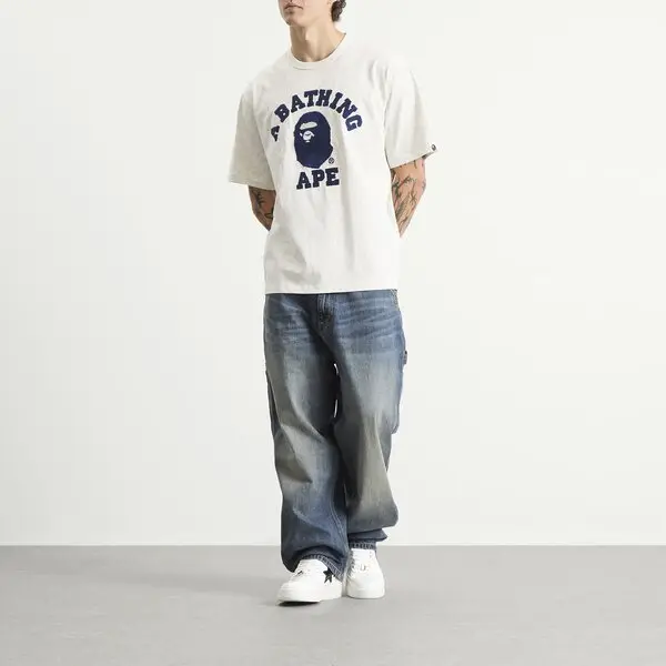 A BATHING APE Washed Cloud Camo T-shirt