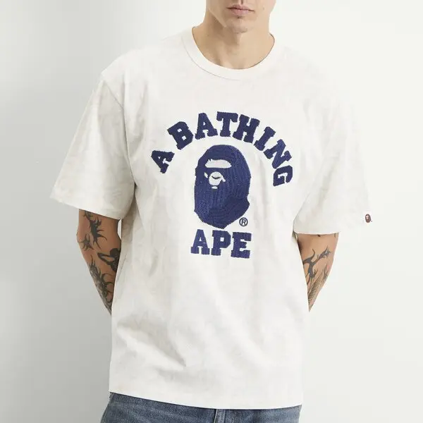 A BATHING APE Washed Cloud Camo T-shirt