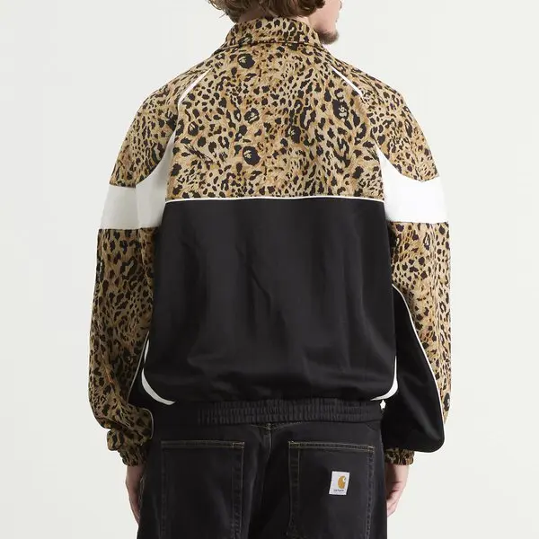 A BATHING APE Wild Leopard Print Track Jacket