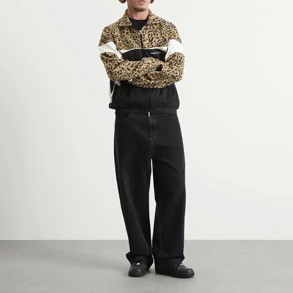 A BATHING APE Wild Leopard Print Track Jacket