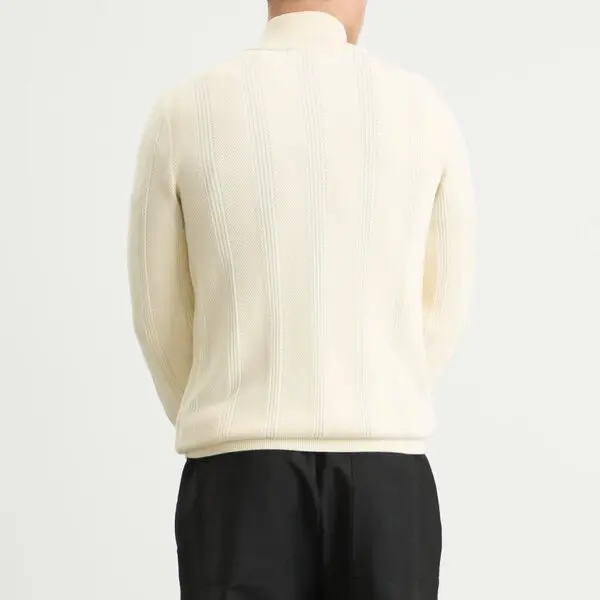Fred Perry Textured Zip Through Cardigan