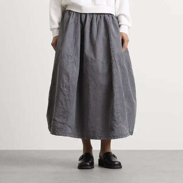You Must Create Parachute Midi Skirt - Charcoal