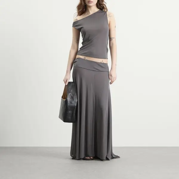 ST. AGNI Fine Jersey Asymm Top