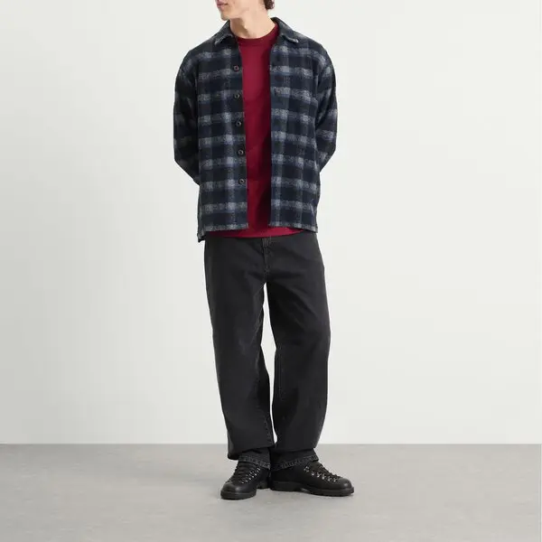 RANDY'S GARMENTS Randy’s Garments  Logo Pocket T-shirt - Maroon