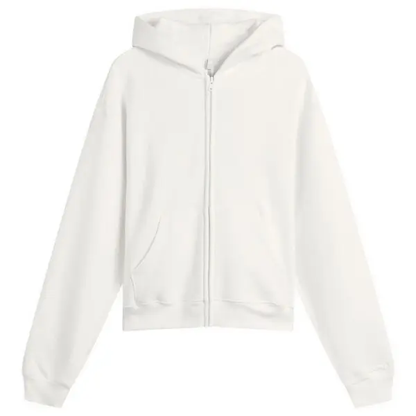 SKIMS Cotton Fleece Classic Zip Up Hoodie - Marble