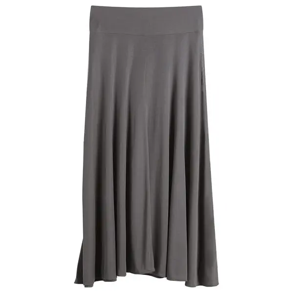 ST. AGNI Fluid Jersey Skirt - Soot