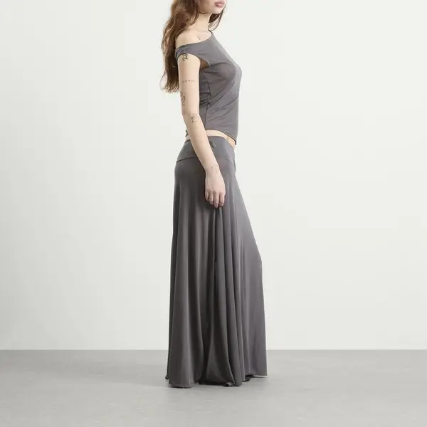 ST. AGNI Fluid Jersey Skirt