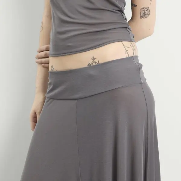 ST. AGNI Fluid Jersey Skirt