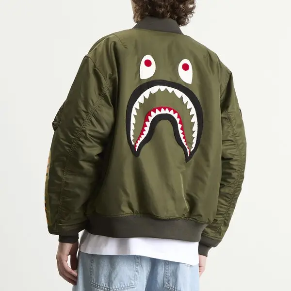 A BATHING APE Shark Ma-1 Jacket