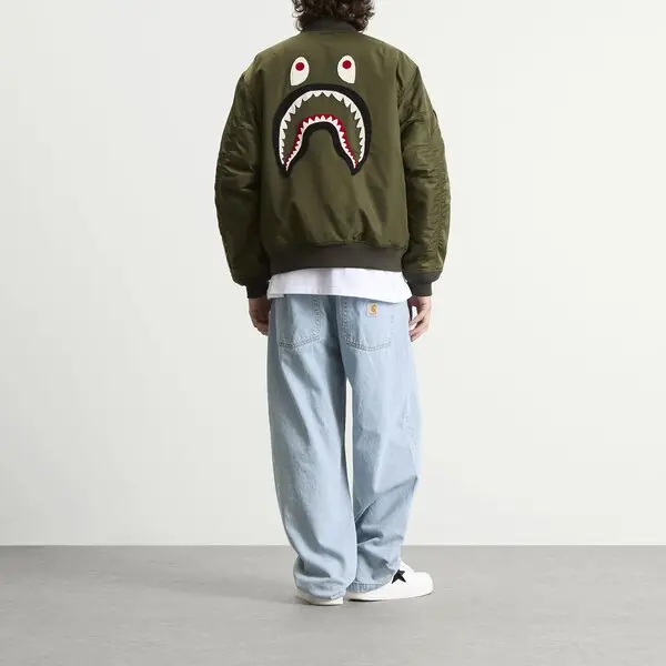 A BATHING APE Shark Ma-1 Jacket