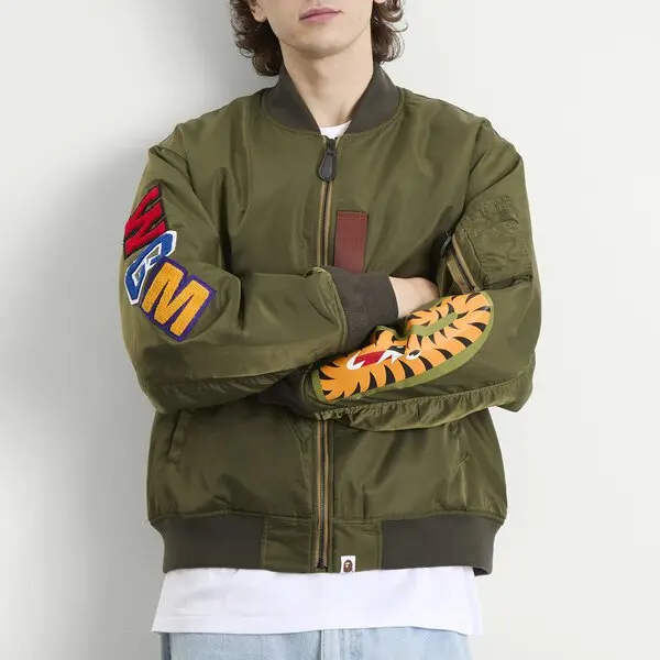 A BATHING APE Shark Ma-1 Jacket