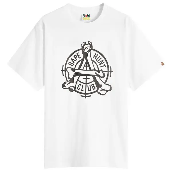 A BATHING APE Hunt Club T-shirt - White