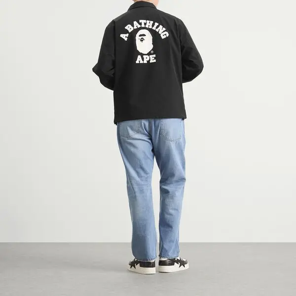 A BATHING APE College Coach Jacket