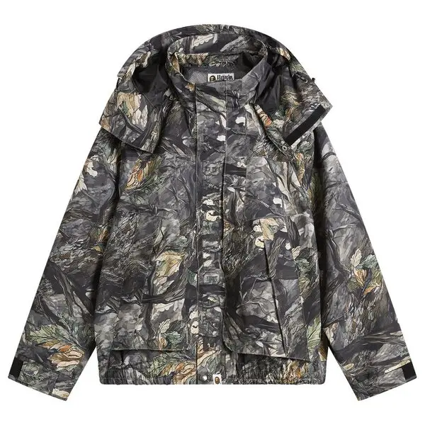 A BATHING APE Tree Edge Camo Snowboard Jacket - Brown