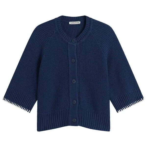 You Must Create Kwai Cardigan - Navy