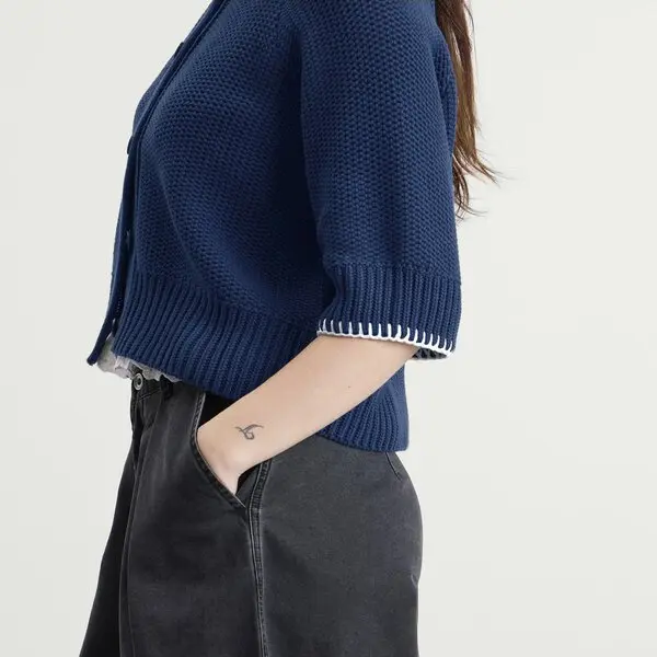 You Must Create Kwai Cardigan - Navy