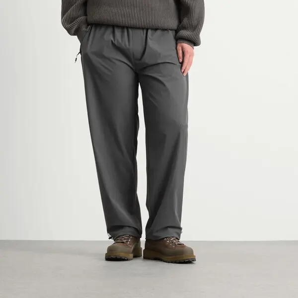 MELLOW CLO Stretch Nylon Trousers - Grey