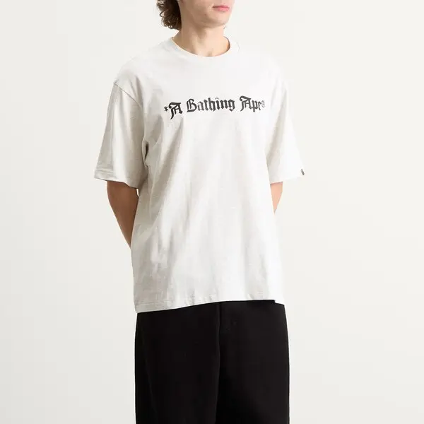 A BATHING APE Gothic Logo T-shirt