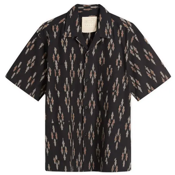 KARDO Pedro Handwoven Vacation Shirt - Black