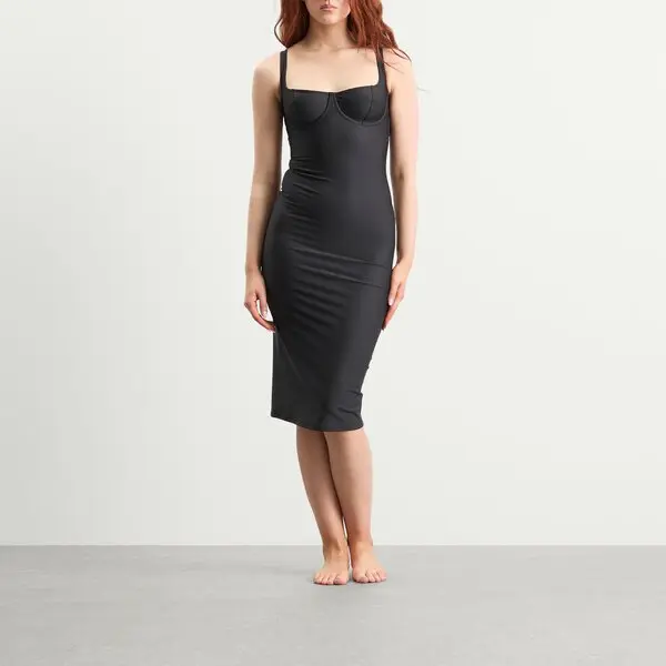SKIMS Body Halter Midi Dress