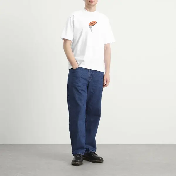 BUTTER GOODS Key Chain T-shirt - White