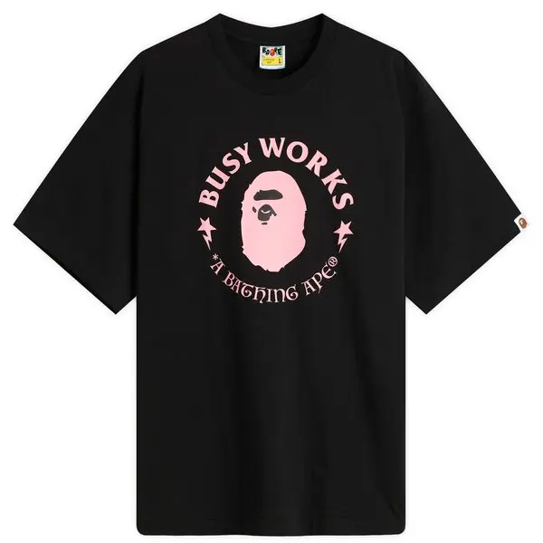 A BATHING APE Busy Works T-shirt - Black