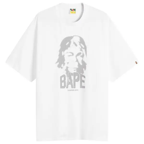 A BATHING APE Graphic T-shirt - White