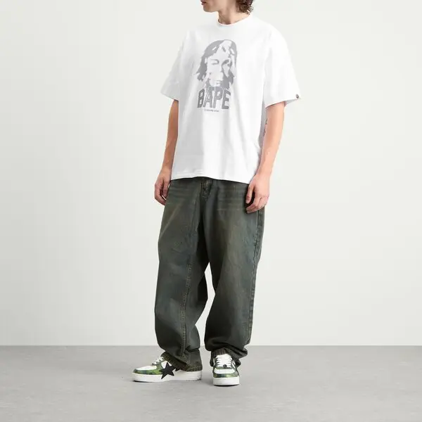 A BATHING APE Graphic T-shirt - White