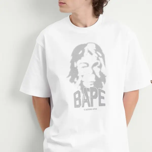A BATHING APE Graphic T-shirt - White